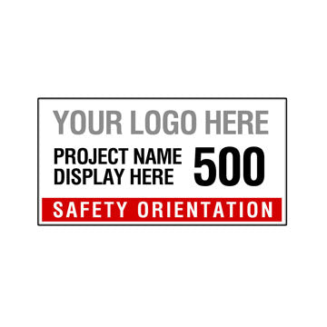 Safety Orientation Numbered Hard Hat Sticker - 2x1 inch Rectangle ...
