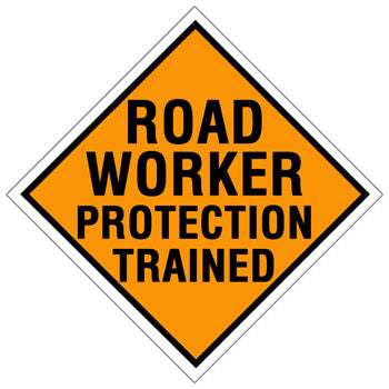 Road Worker Protection Trained Hard Hat Sticker 1 - 2 inch Sticker ...